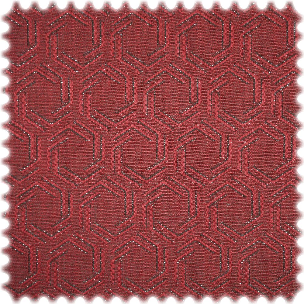 AKTION Lurex Möbelstoff Salvador Rot mit Glitzeroptik | Polsterstoffe ...